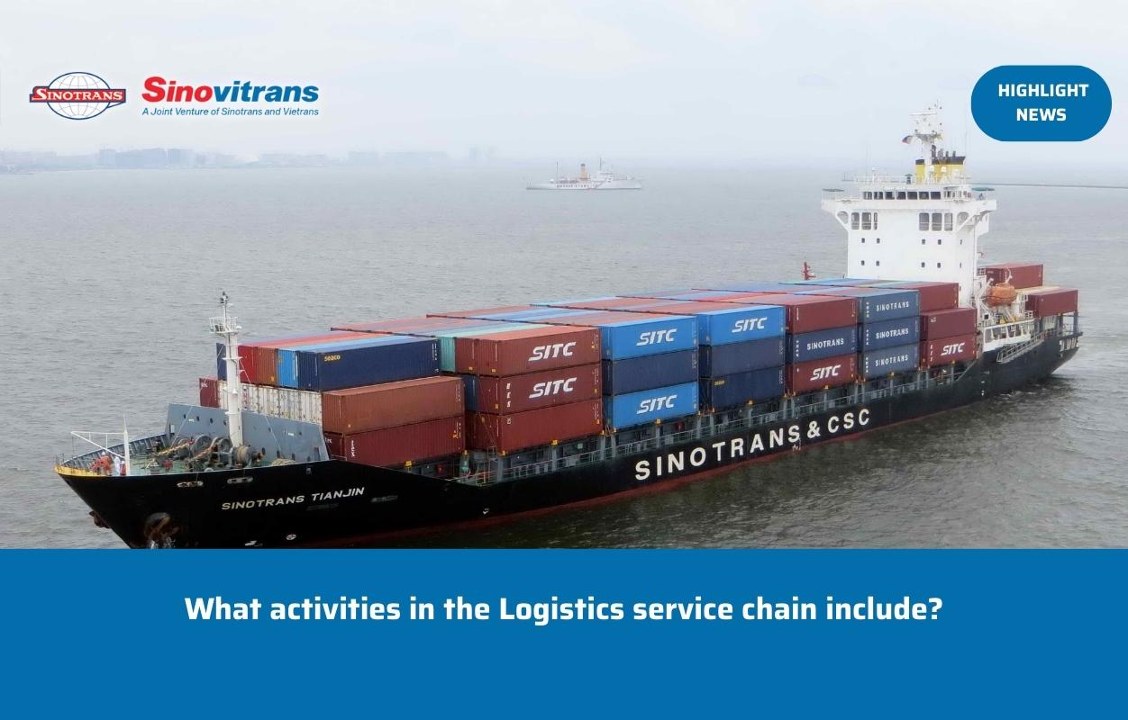 What activities in the Logistics service chain include? - Sinovitrans ...